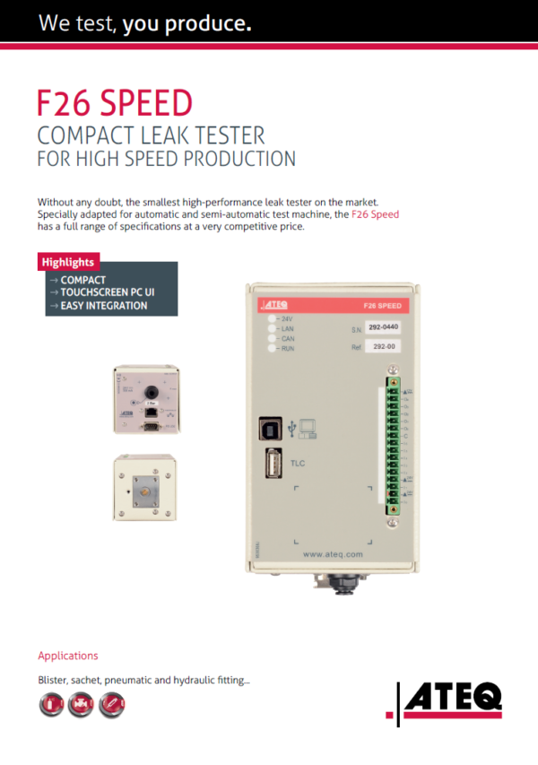 Brochures - Ateq Leaktesting